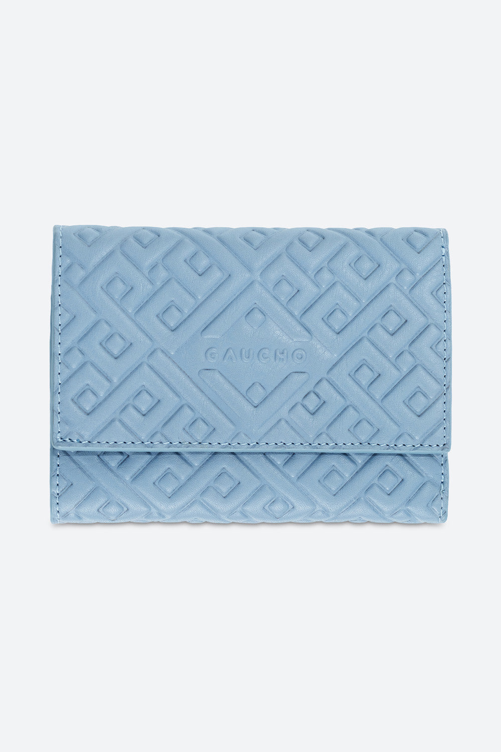 Tigre Tri-Fold Wallet in Light Blue – Gaucho - Buenos Aires